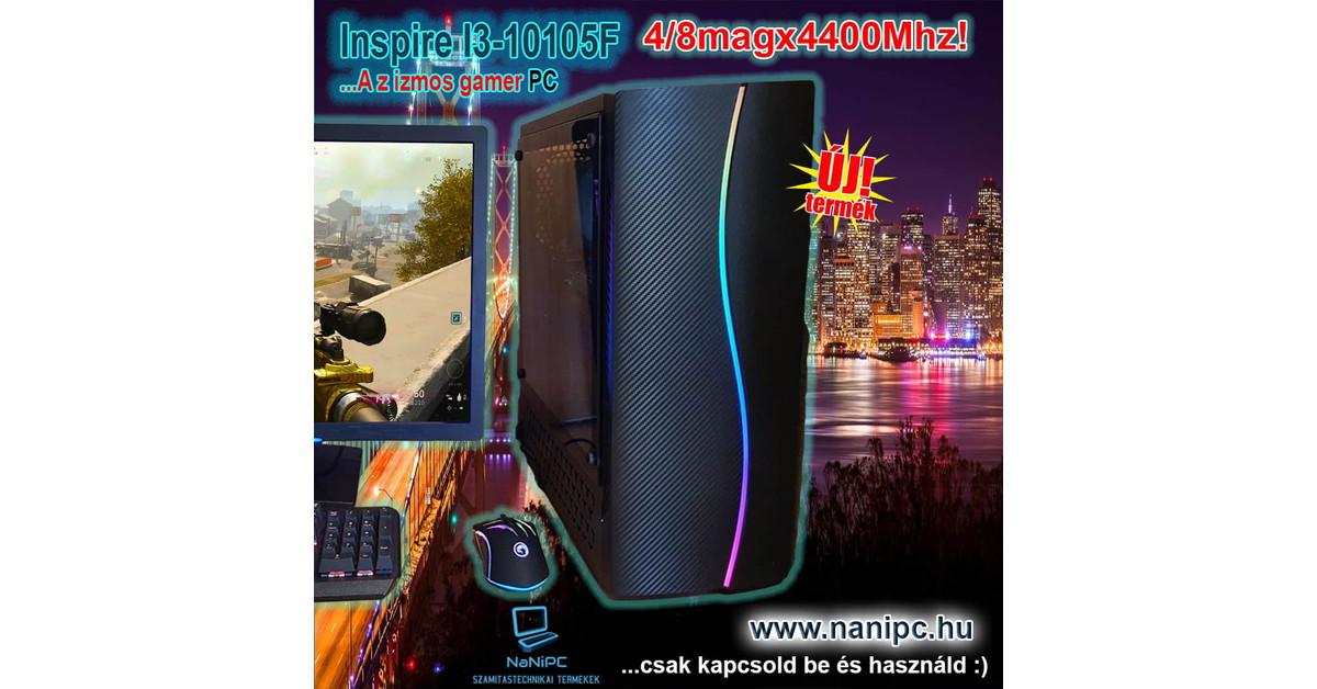 Játék & Gamer asztali gép érdekel kedvező áron? - NaniPC