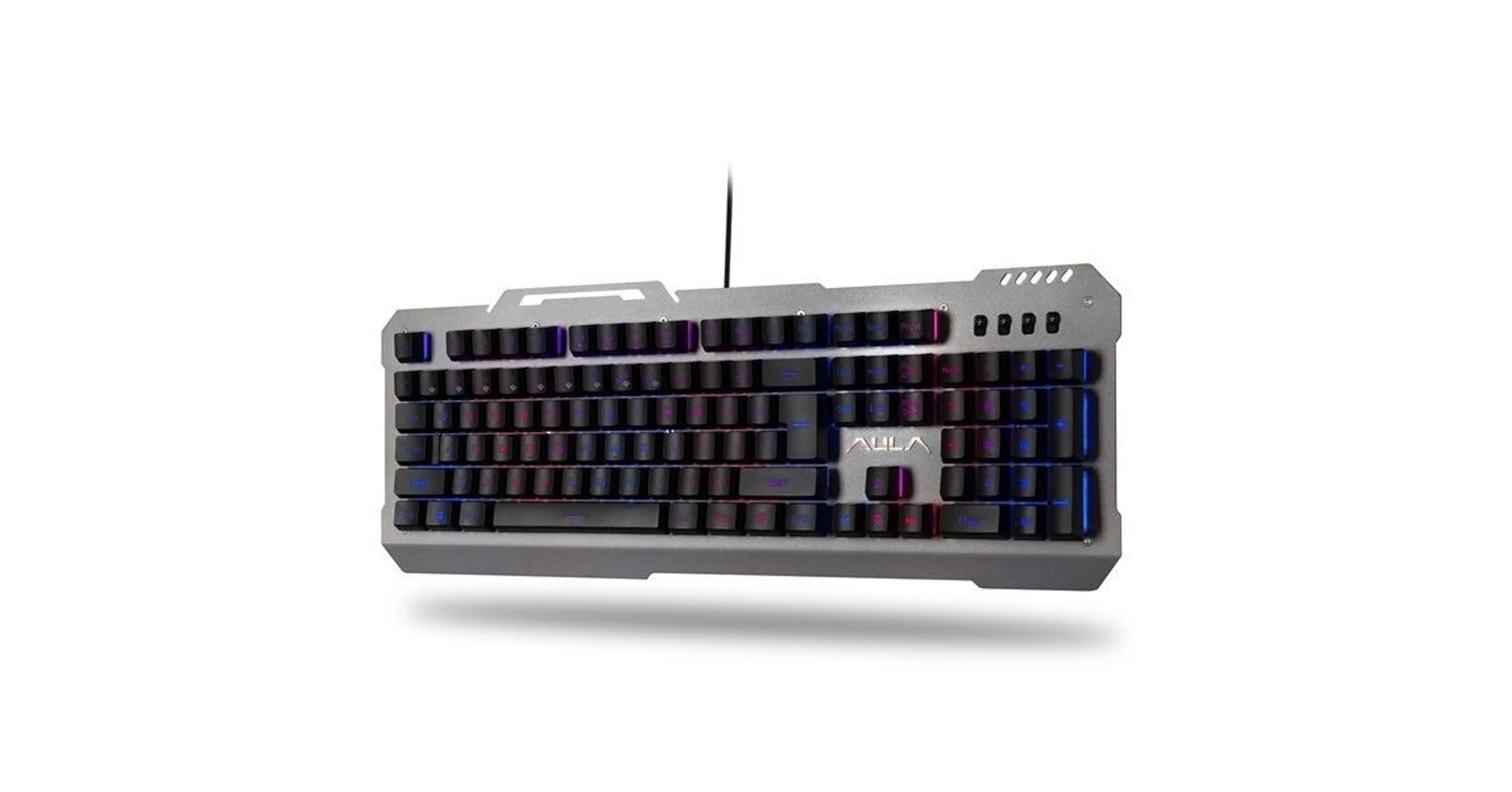 AULA MOON SLASHER Gaming RGB fém billentyűzet, Cseh/Szlovák kiosztás ...