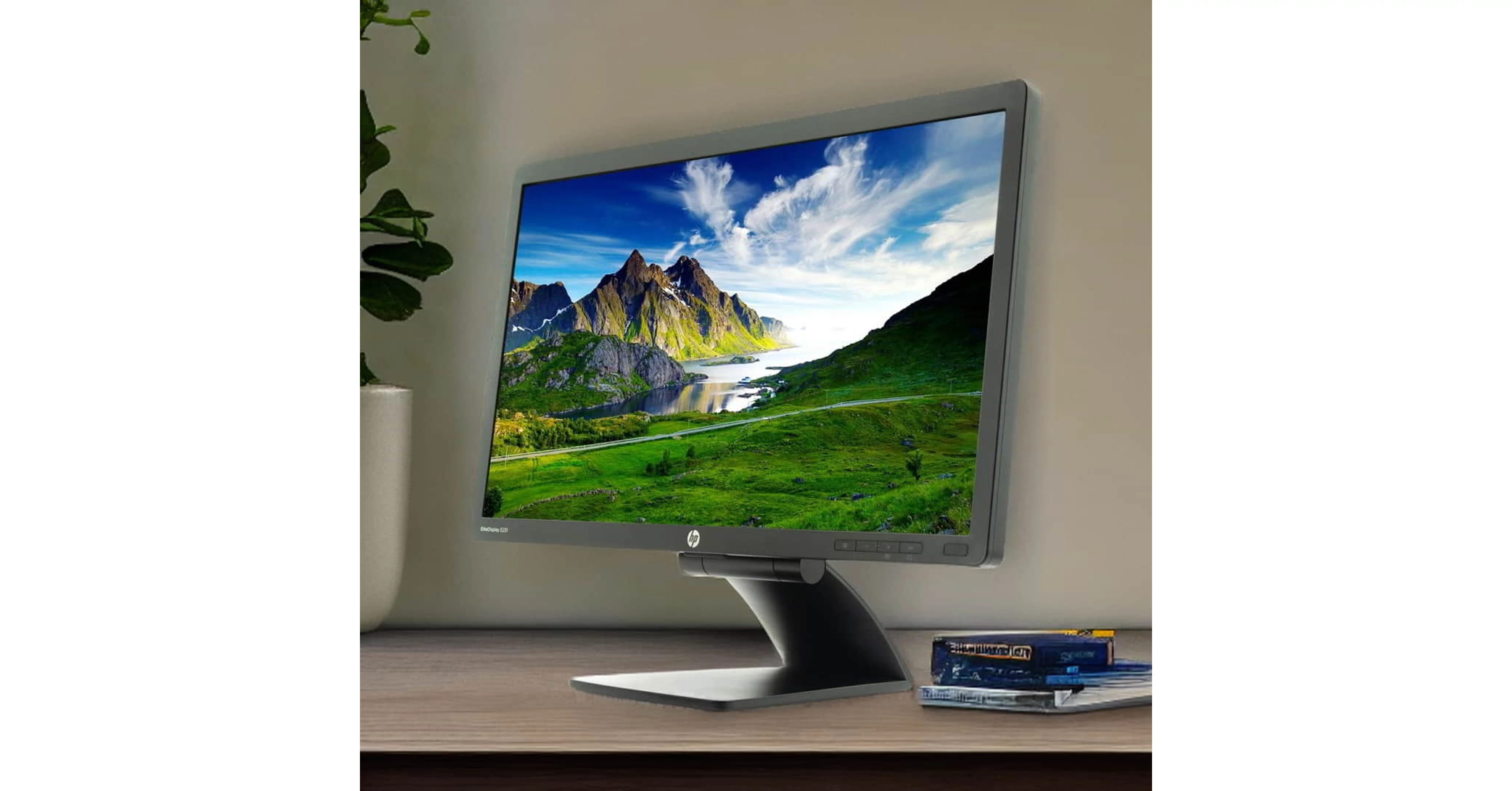 HP EliteDisplay E231 23 | FHD LED Monitor, Sok Porttal | NaniPC